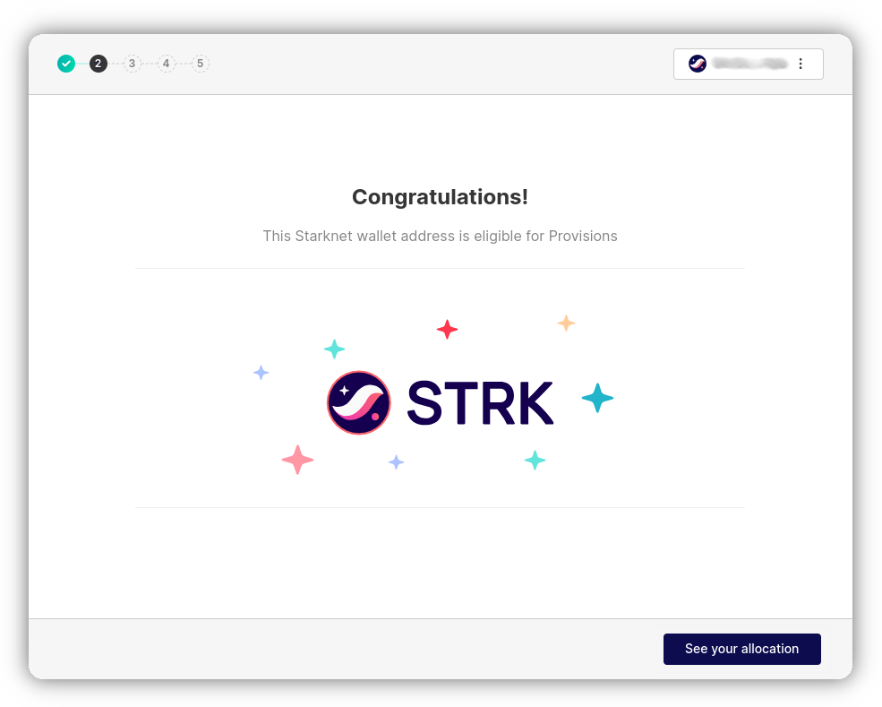 Claiming your STRK | Starknet
